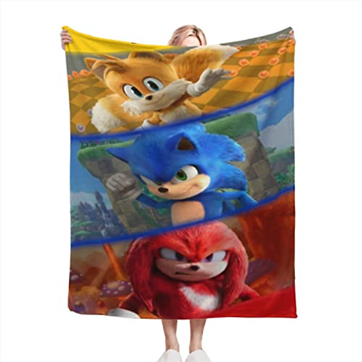 Ultra Soft Lightweight Flannel Fleece Air Conditioner Blanket for Bed Couch Living Room Throw Blanket 50"X40"