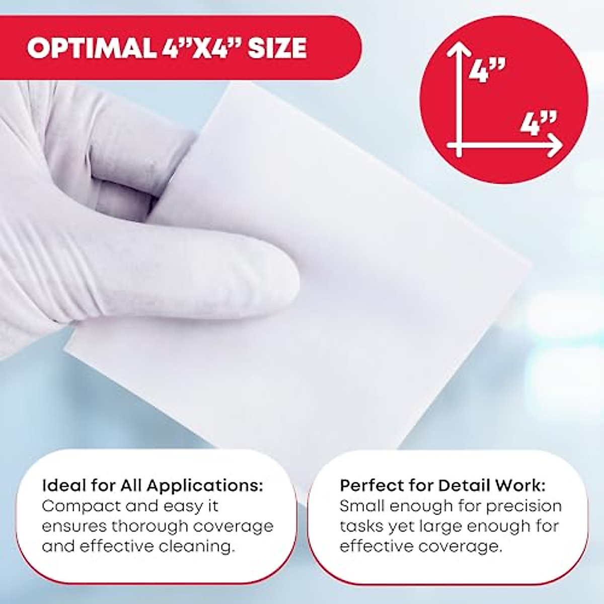 Ever Ready First Aid Non-Woven Sponges, Wound Care, Skin Care, 4" x 4", 4 Ply - 800 Count