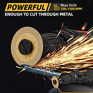 Sbestily Diamond Cutting Wheel 2 Inch Die Grinder Cut Off Wheel for Metal & Stainless Steel, Nuts, Bolts, Screws, Gypsum, Ceramic, Glass, PVC Pipe, Rotary Tool Drill Cutter Attachment