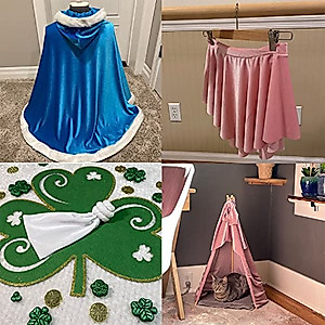 HOTGODEN Stretch Velvet Fabric: Yellow 63" Wide 2, 5, 10, Yards 95% Polyester 5% Spandex Velvet Fabric for DIY Sewing, Apparel, Costume, Craft Projects