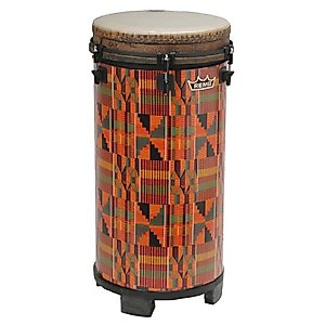 Remo TUBANO®, Drumkey Tuned, 10" Diameter, 27" Height, Fabric Kintekloth
