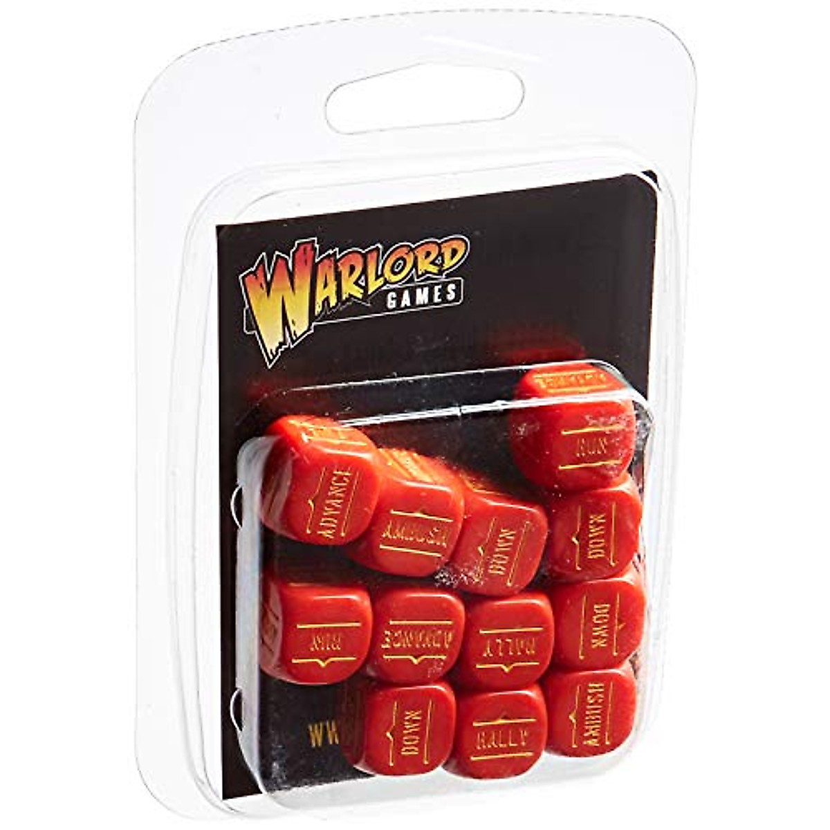 Bolt Action WWII Military Wargaming Red Dice Pack of 12