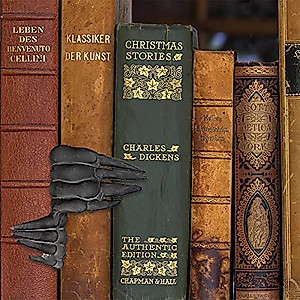 Enrichoice 2pcs Creepy Demon Hand Bookmark,Latex Material Unique Horror 3D Bookmarks,Halloween Devils Hand Bookmark (2 pcs Demon Hand Bookmark