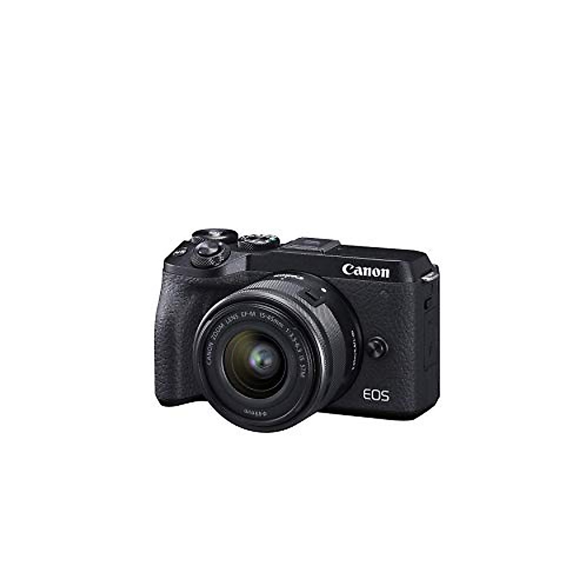 Canon EOS M6 Mark II (Black)+Ef-M 15-45mm F/3.5-6.3 is STM + Evf Kit (Renewed)