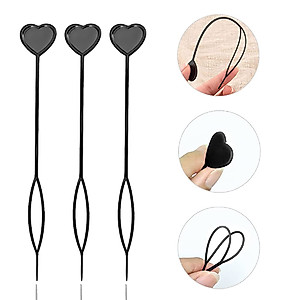 MagiDeal Quick Beader for Loading Beads/Automatic Hair Beader (6 Pack, Black)