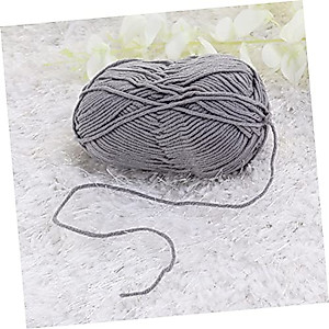Fuzzy Yarn Cotton Line Blanket Yarn White Yarn Simple Doll Frosting Suite Dark Grey Knitting Yarn Cone Yarn Kit Fuzzy Yarn Knitting Yarn Cotton Yarn Acrylic Yarn Simply Soft Yarn
