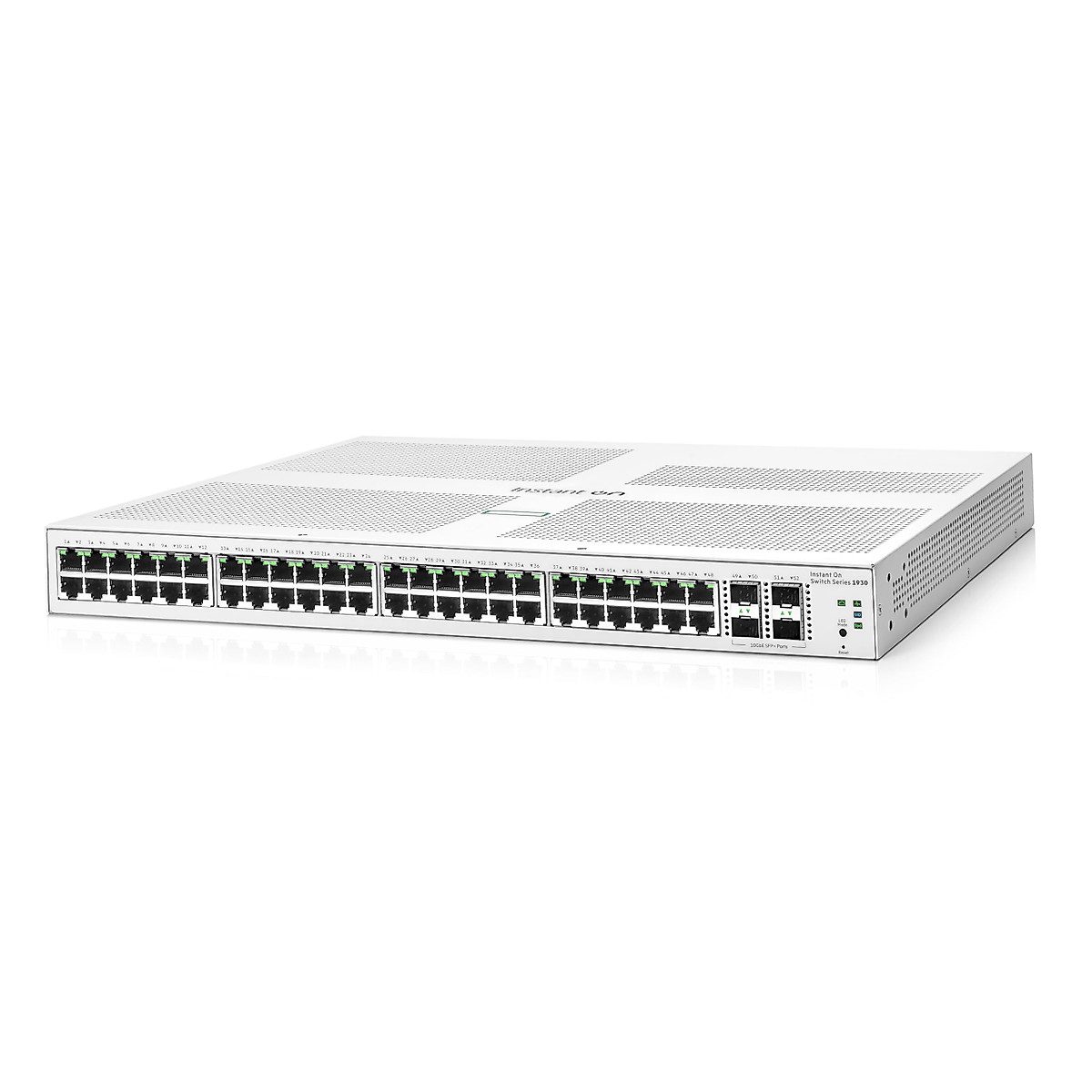 HPE Networking Instant On Switch Series 1930 48-Port Gb Smart-Managed Layer 2+ Ethernet Switch | 48x 1G | 4X SFP+ | US Cord (JL685A#ABA)