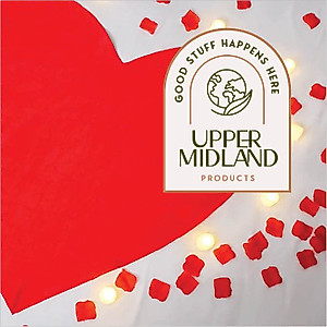 Heart Shaped Towel - Romantic Night Set - Gift For Him And Her - Perfect For Bridal Shower, 2nd Anniversary, Cotton Anniversary, Valentines Day, Special Hotel Getaway, Bachelorette Party - 32" x 30"