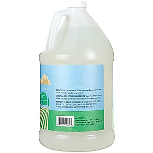 Ginger Lily Farms Botanicals Plant-Based 4-In-1 Dishwasher Rinse Aid, 100% Vegan & Cruelty-Free, Fragrance-Free, 1 Gallon (128 fl oz) Refill