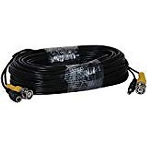 Lorex MCBL-BNCW 60ft BNC Security Video/Power Cable, Compatible with All Lorex MPX/Analog Security Cameras up to 2K (4MP) Resolution