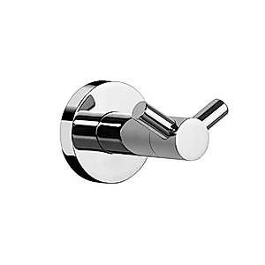 CRO DECOR Towel Hooks Bathroom Coat Hook Stainless Steel Heavy Duty Door Hanger Towel Robe Cabinet Closet Sponges Wall Hook, Chrome Polished Finish