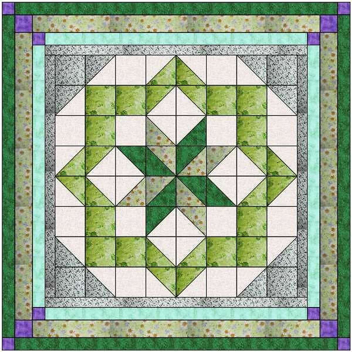 Material Maven Quilt Kit Constellation Elegant Breath of Spring