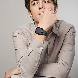 6 Pack Sport Bands Compatible with Apple Watch Band 38mm 40mm 41mm 42mm 44mm 45mm 49mm,Soft Silicone Waterproof Strap Compatible with iWatch Apple Watch Series 9 Ultra 8 7 6 5 4 3 2 1 SE Women Men