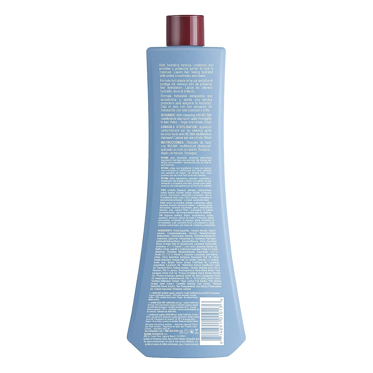 NEUMA neuMoisture Hair Conditioner, 25.4 Fl Oz