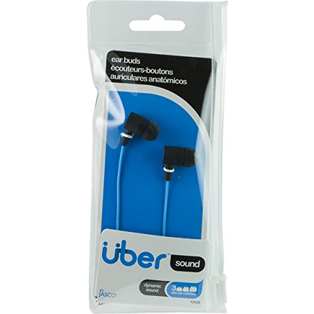 Uber in Ear Wired Earbuds, Comfortable Rubber Headphones, 3.5mm, High Sound Quality, Extra Earbud Tips, for Apple iPhone, iPad, iPod, Android Smartphones, Samsung Galaxy, Tablets & More, Black, 13124