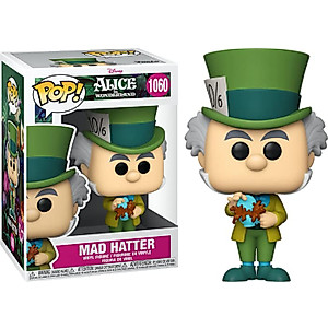 POP Disney: Alice in Wonderland 70th - Mad Hatter Funko Pop! Vinyl Figure (Bundled with Compatible Pop Box Protector Case) Multicolor 3.75 inches