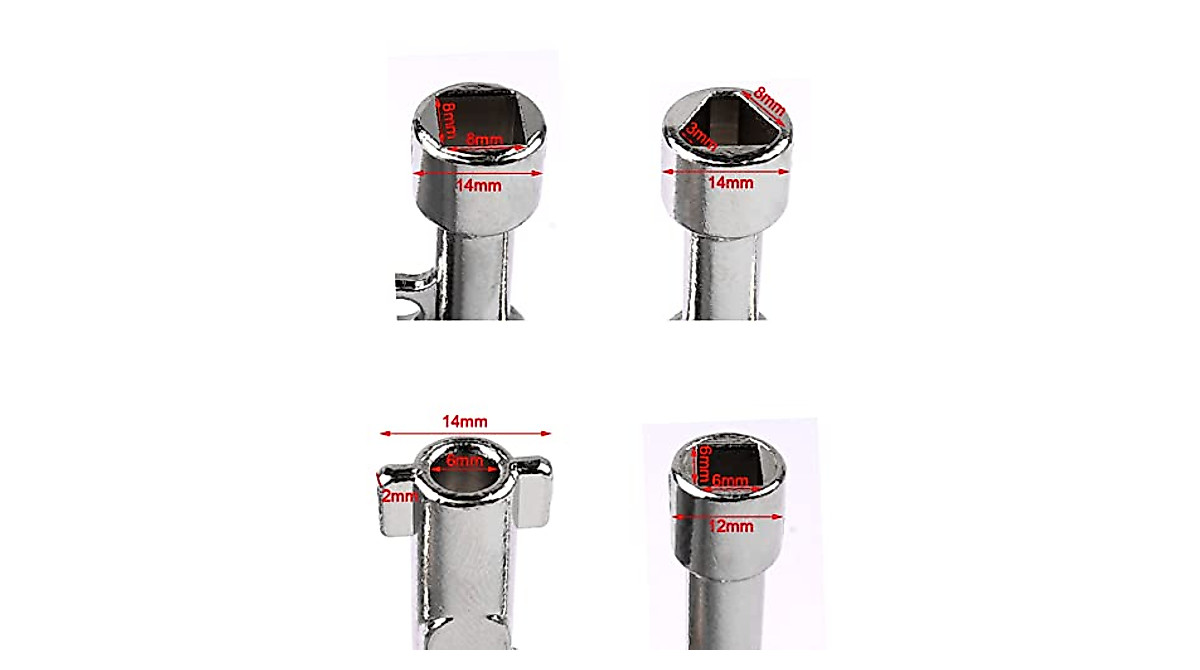 ATOPLEE 4-Way Utility Key for Faucets and Valves