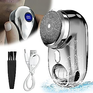 OneNine Electric Razor for Men, Mini-Shave Portable Electric Shaver, Pocket Size Portable Shaver Wet and Dry Mens Razor, Rechargeable Mini Razor Electric Mini Travel Shaver for Men