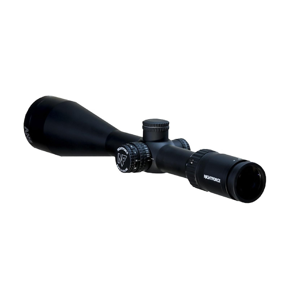 NIGHTFORCE SHV 4-14x56mm Second Focal Plane (F2/SFP) 30mm Tube Durable Precise Waterproof Fogproof Hunting Gun Scope, Center Only Illumination - Moar - 30 MOA - Center Illumination Reticle