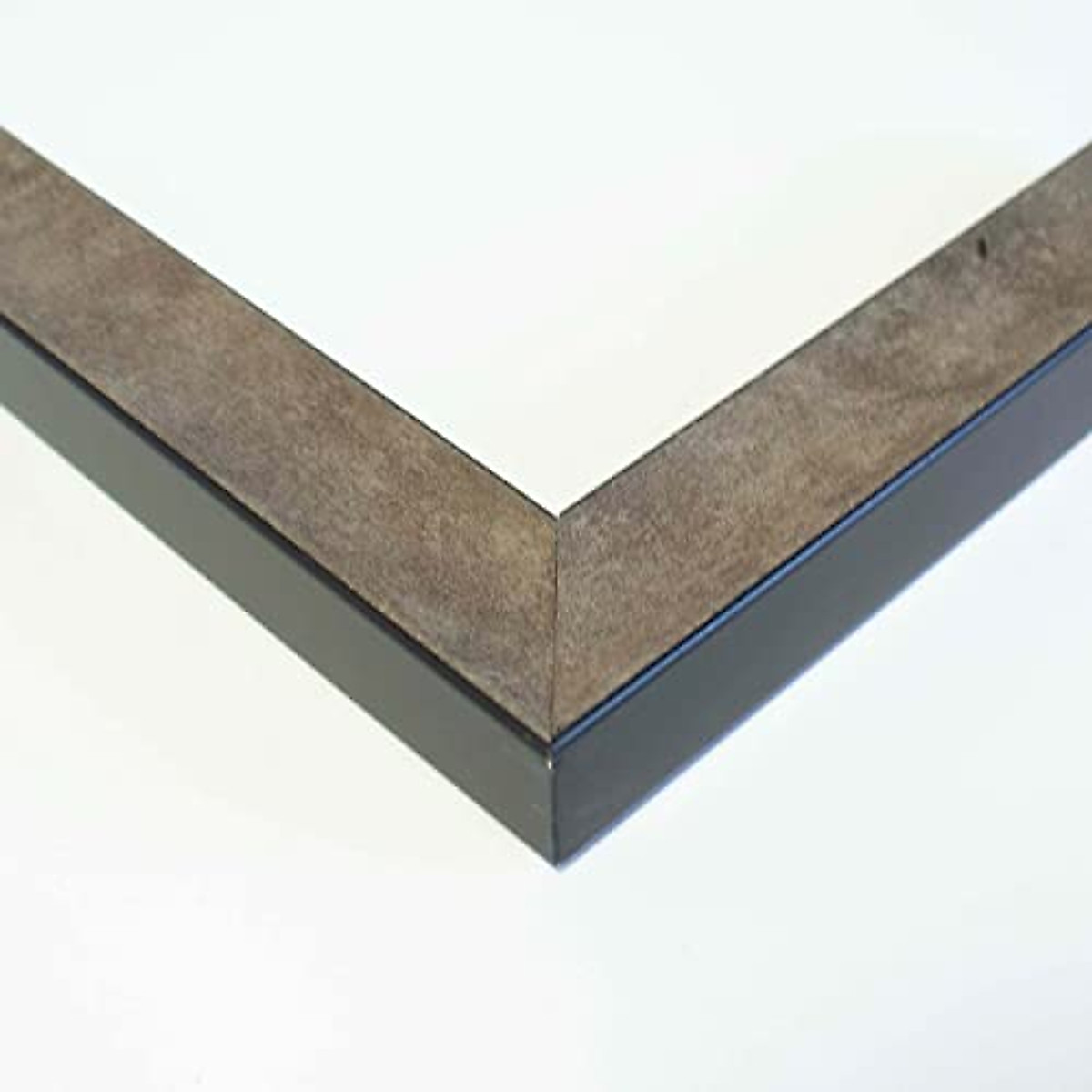 22x30 Frame Silver Real Wood Picture Frame Width 1.25 Inches | Interior Frame Depth 0.5 Inches | Diem Minimalist Photo Frame Complete with UV Acrylic, Foam Board Backing & Hanging Hardware