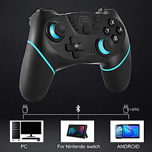 ASTARRY Bluetooth Wireless Gamepad Joystick for Nintendo Switch, 6-8 Hours Battery Life, Ergonomic Design