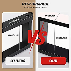 BestYiJo Tower Rack Self Adhesive Tower Bar, Thicken Stainless Steel Tower Holder for Bathroom Wall Mounted, Bathroom Towel Storage, Bathroom Accessories Tower Hanger with Hook (Silver)