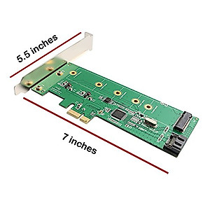 IO CREST SI-PEX50065 M.2 NGFF SSD Card Black