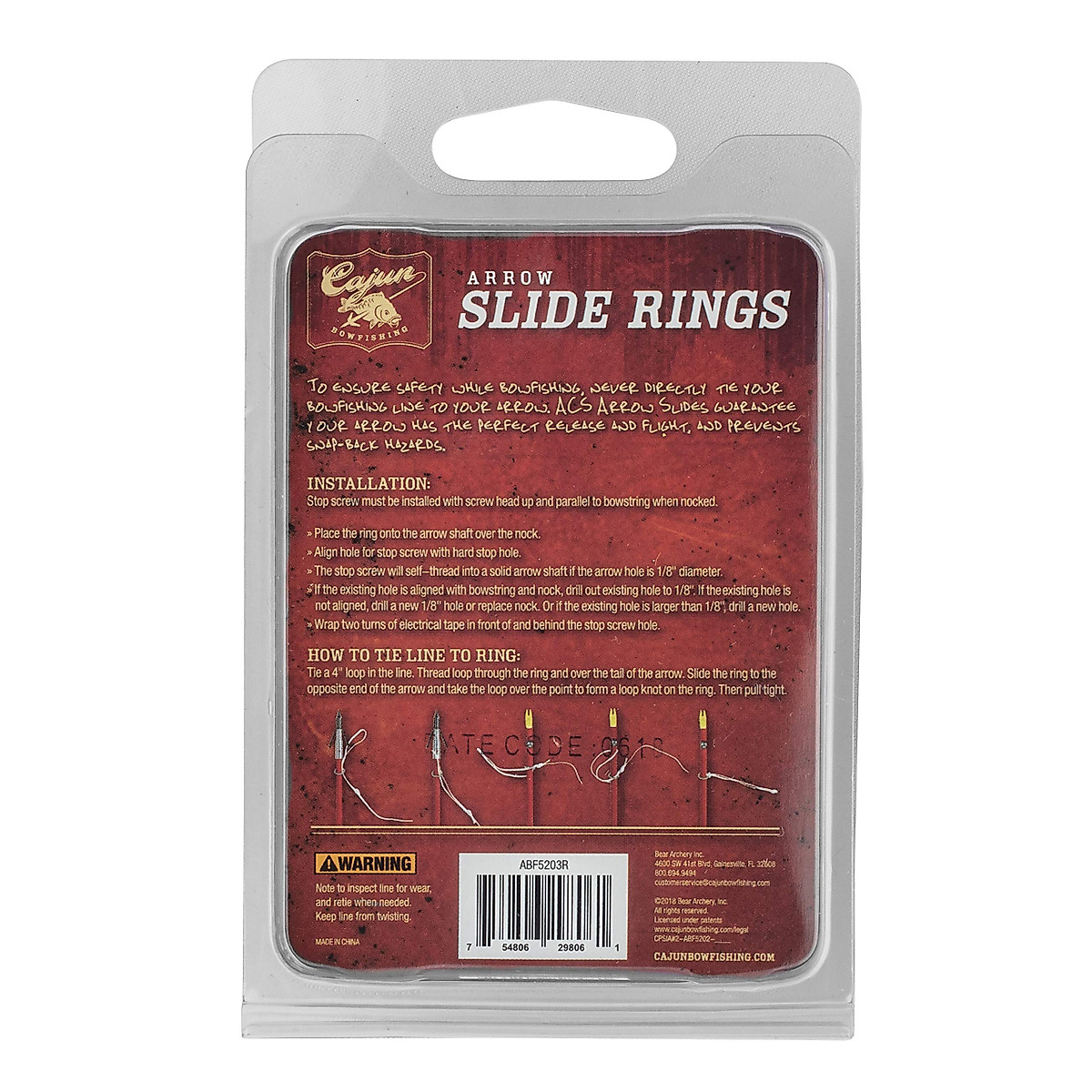 Cajun Bowfishing Slide Rings 10-Pack - Enhanced Penetration for Deep Water Fishing, Added Strength for Large Fish, Premium Stainless Steel Construction, Saltwater Approved , Easy Installation
