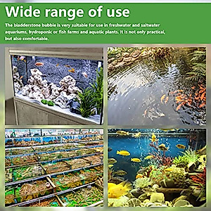 BLLREMIPSUR 2 Inch Air Stone Aquarium Bubble Diffuser, Hemisphere Shaped Airstones Oxygen Stone for Fish Tank, Pump and Hydroponics, Fits for 0.157 Inch / 4 mm Inner Dia Tube