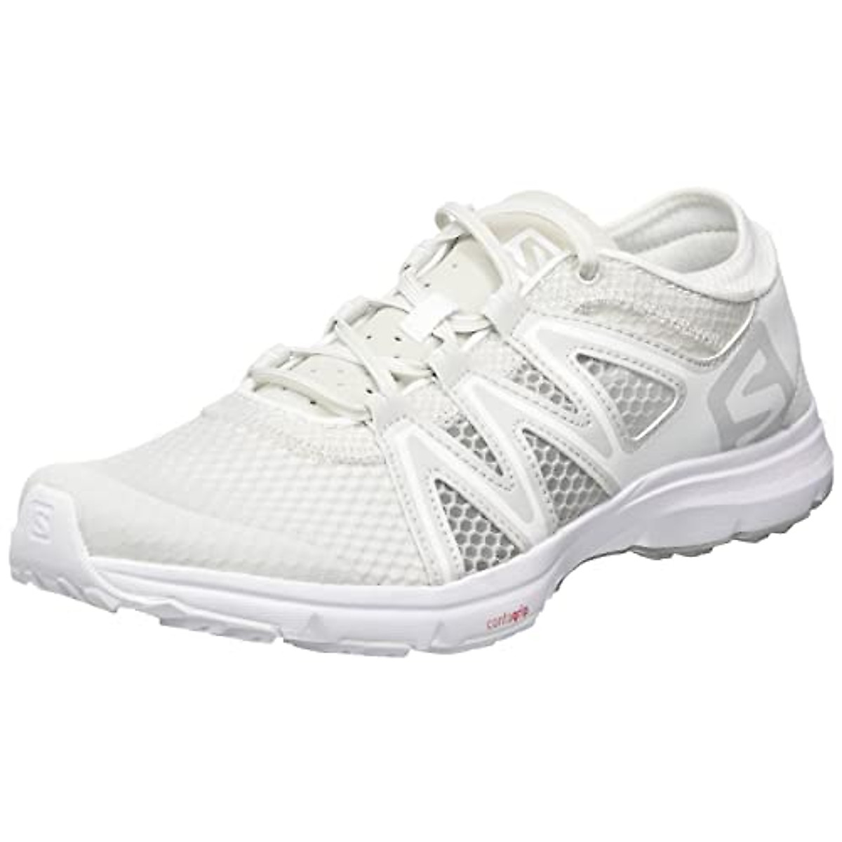 Salomon Crossamphibian Swift 2 Hiking Shoes for Women Sneaker, Lunar Rock/White/Alloy, 9