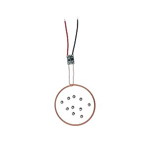 Taidacent 80mm Long Distance 5V Wireless LED Coil Inductive Coil and Ten Colorful Wireless LEDs Lights Brightness Adjustable Wireless LED Induction Wireless Charging Module