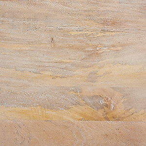 Safavieh Home Collection Gensho Rattan Coffee Table, White/Grey Wash