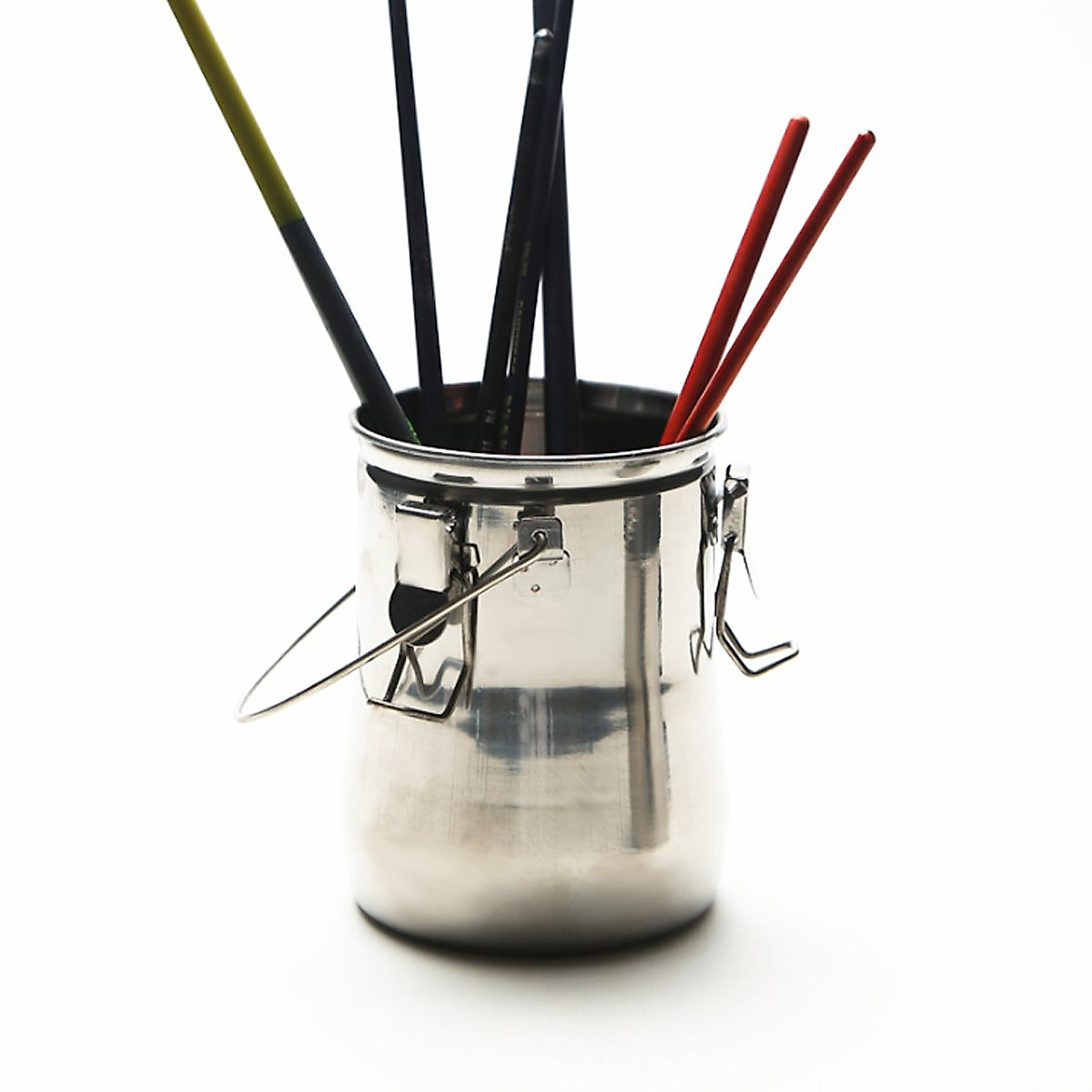 Monique Artist Painter Air-Tight Stainless Steel Oil Paint Brush Washer Portable Brush Cleaner