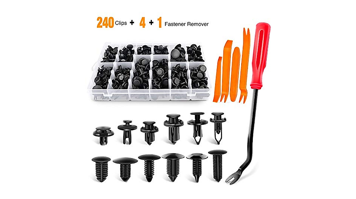 GOOACC 240PCS Car Bumper Retainer Clips Kit – Universal Automotive ...