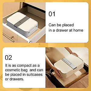 Yulisa 110V Retractable Clothes Dryers 600W Portable Clothes Dryer 3.5cft Non-punching Wall Dryers Suitable for Underwear Lightweight Clothes Baby Clothes Small Clothes Dryer for Apartment RVs Dorms