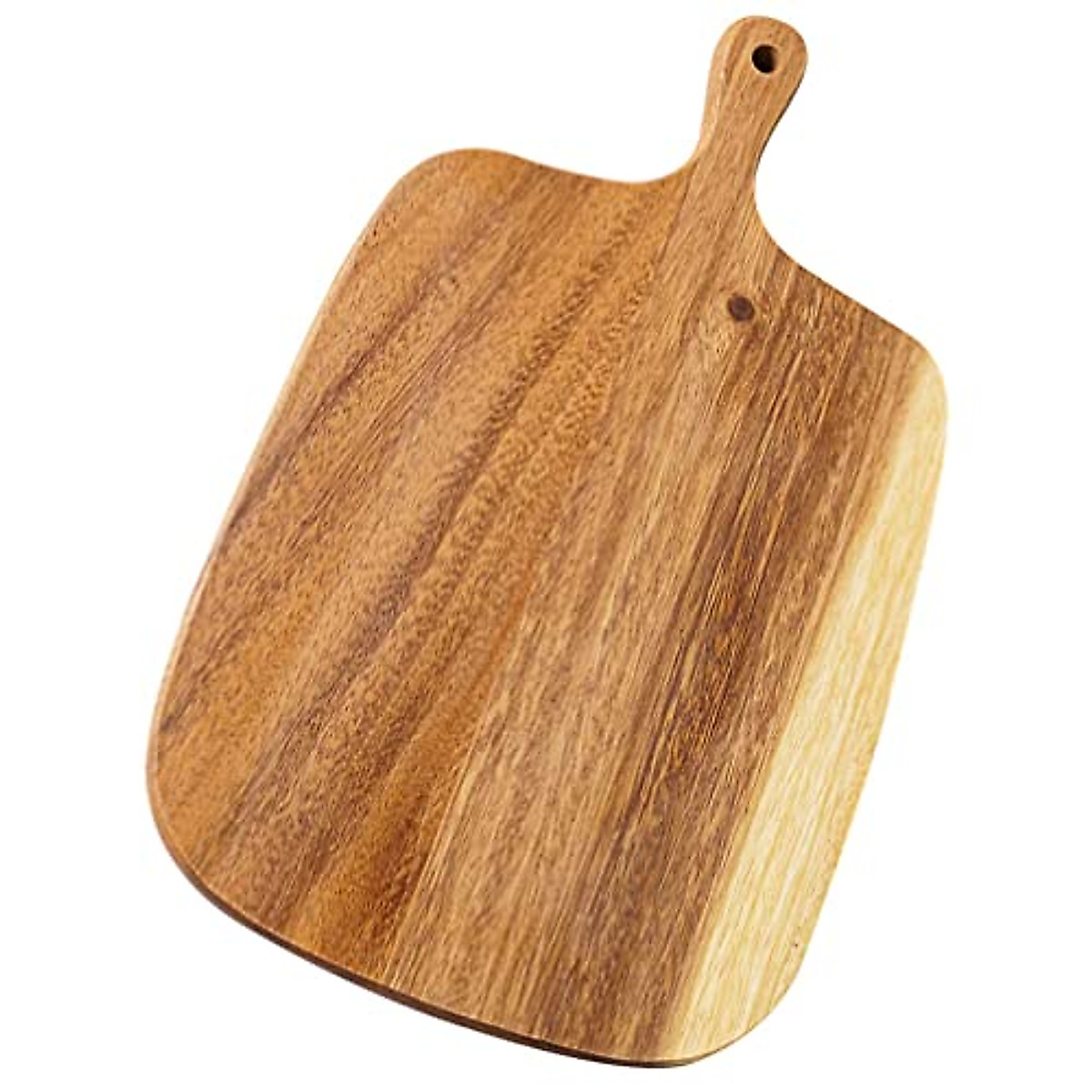 Wood Cutting Board with Handle Wooden Chopping Board Pizza Paddle Meat Bread Serving Board Charcuterie Board Chopping Blocks Dessert Tray for Fruit Vegetables Cheese