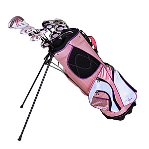 Sephlin Signature Women's Pink Right Hand 13 Pieces Golf Clubs Set & Golf Bag