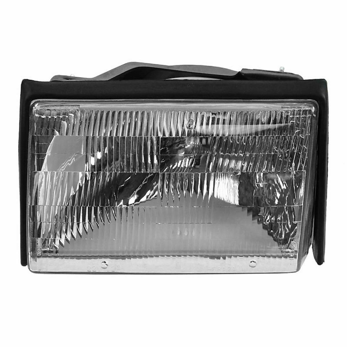 HDOZTOJI 6pcs Headlight Factory Style Halogen Bulb Front Side Headlights Headlamps Parking Corner Lights Kit for Ford for Mustang GT/LX 87-93 6 Piece Set 116-761L 114-113R