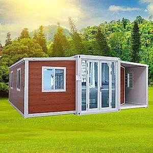 Home Office Room Foldout 20ft Prefab Houses Foldable 3 Rooms Mobile Fold Out China Folding Container House