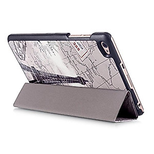 MNtech New Sleep Folding Stand Painted Leather Protective Case Cover For HUAWEI Mediapad M2 8.0inch (D)