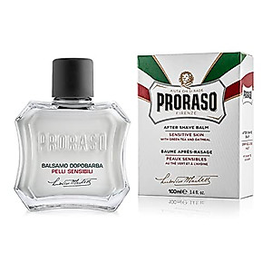 Proraso After Shave Balm for Men, Sensitive Skin Moisturizer with Oatmeal and Green Tea, 3.4 Fl Oz (Pack of 1)