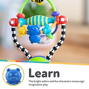 Nuby Silly Spinwheel with Suction Base High Chair Interactive Toy for Early Development