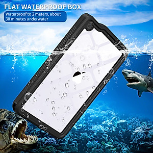 AICase iPad Mini 7 A17 Pro 2024 iPad Mini 6 2021 (6th Generation) 8.3 Inch Waterproof,Dustproof, Shockproof Case Cover with 360 Full-Body Protection with Lanyard for iPad Mini 8.3" 7th/6th Gen