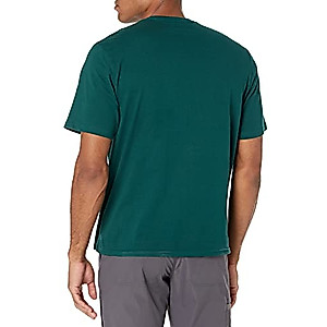 Amazon Essentials Men's Short-Sleeve Crewneck T-Shirt, Pack of 2, Dark Green, XX-Large