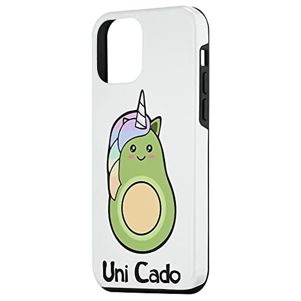 iPhone 12 mini Uni Cado, Cute Avocado, Funny Unicorn, Guacamole, Vegan Case