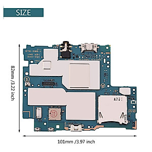 Bewinner Gaming Motherboard, Mainboard PCB Circuit Module Board Replacement Motherboard for PlayStation PS Vita 1000,Strong and Stable Receiving
