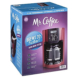 Falinlve Coffee Maker, 12-Cup Drip Coffee Maker, Auto Keep Warm Function, Smart Anti-Drip System, Coffee Pot Machine, Brew Strength Control, 900W Fast Brew Auto Shut Off (Red)