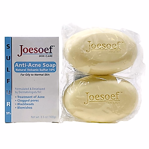 JOESOEF SKIN CARE Sulfur Soap with Salicylic Acid for Acne