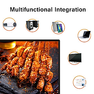 JYXOIHUB Digital Signage Displays 43 Inch Touch HD Screen Interactive Smart Board Movable Type Signage Display AD Media Player for Commercial Restaurant Display and Broadcast（Only Displays Board）
