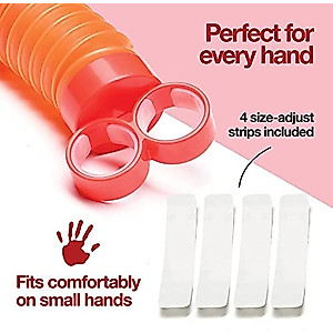 Finger Poppers Fidget Toys, Stocking Stuffer Pack of 10 Finger Fidgets for Men, Women, and Young Adults, Finger Strengthener and Exerciser Sensory Toy, Occupational Therapy Toys